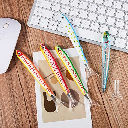 Outus Fish Pen Ballpoint Pens Cute Fish Pen for Fish Pen Decoration Party, Christmas Halloween Near Year Gift (12 Pieces)