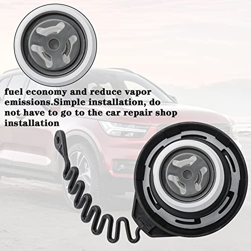 Gas Cap, Fuel Cap Replace 31392044 313 920 44 Compatible with Volvo 2003-2014 Volvo XC90 2008-2016 XC70 2010-2017 XC60 2004-2009 S60 2011-2018 S60 2007-2015 S80 2003-2010 V70 2015-2018 V60,More.