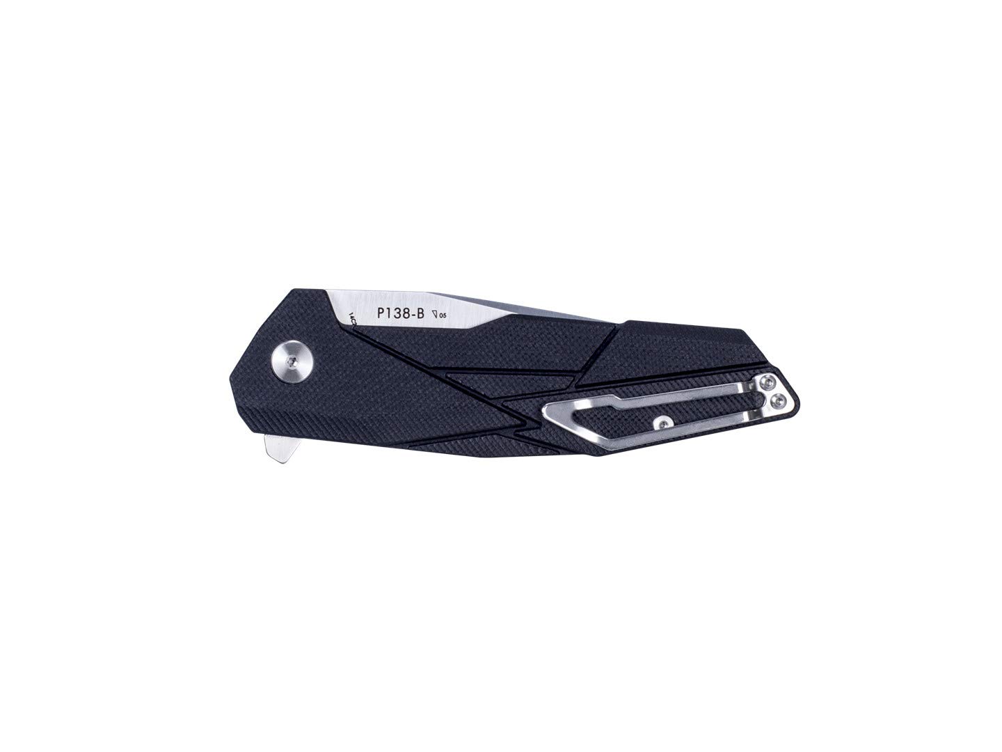 Ruike P138B Tactical Pocket Folding Knife 14C28N Stainless Steel Liner Lock Safety G10 Tactical Knife with Pocket Clip Lanyard EDC Outdoor Tool Thrust Rolling Bear