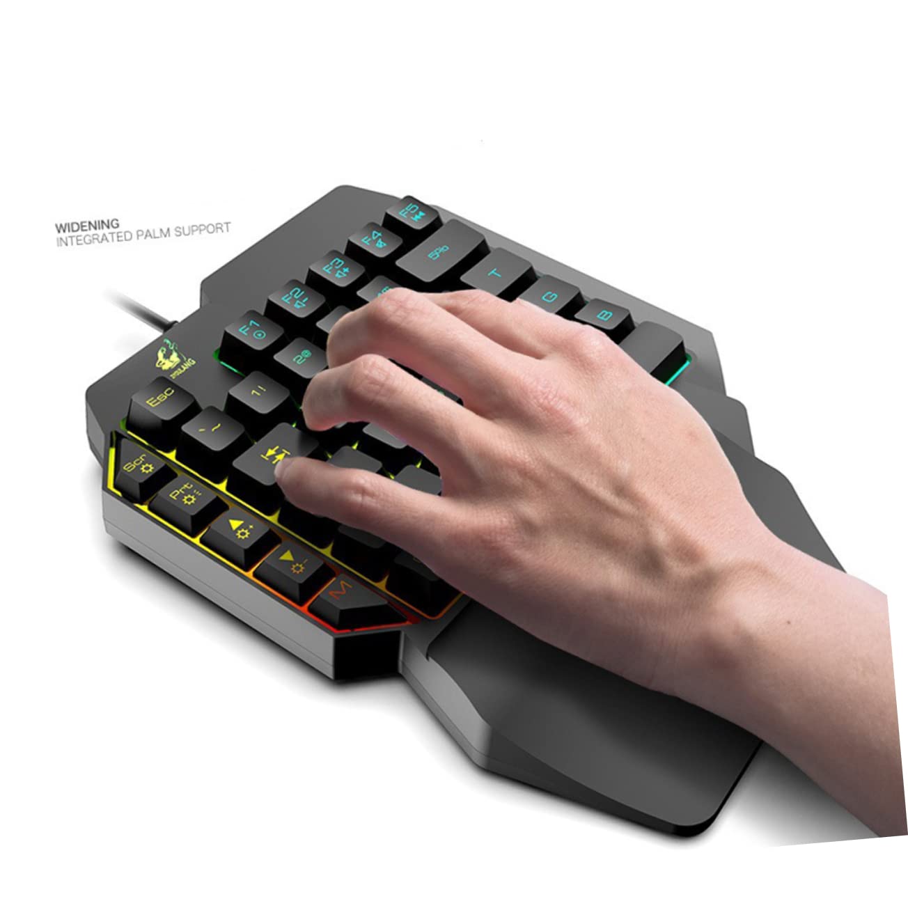 KOMBIUDA Mini Mouse Mechanical Keyboards Computer Keyboard Half Keyboard Gaming Small Gaming Keyboard Gaming Keyboards Play Game Keyboard Computer Game Keyboard E-Sport Keyboard Set t1