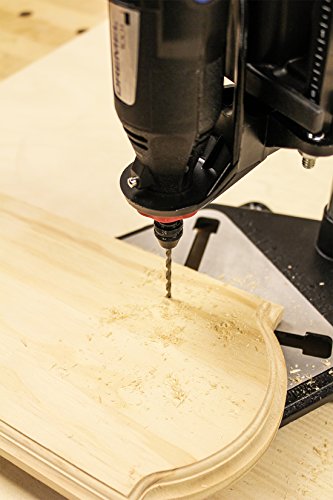 Milescraft 1097 ToolStand - Variable Speed Drill Press Stand (compatible with Dremel). Rotary Tool Not Included