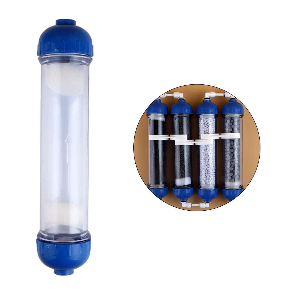 homozy T33 Water Filter Housing Empty Bottle Refill Two DIY Refillable Filter Shell Inline Filters Tube Reverse Osmosis