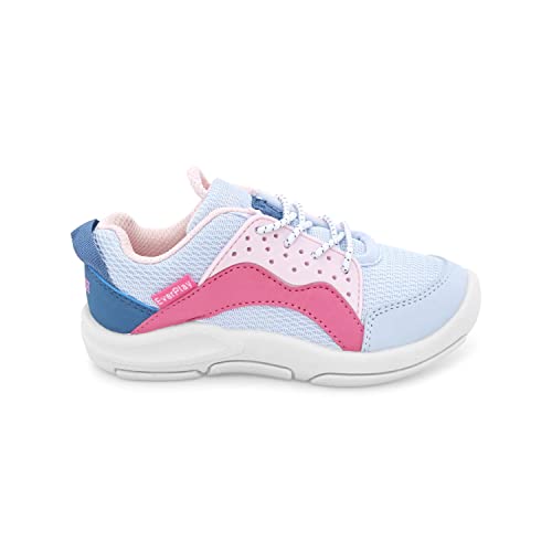 OshKosh B'Gosh Girls Junip Slip-On Sneaker, Light Grey, 7 Toddler
