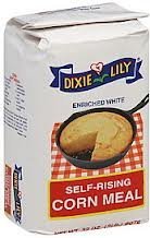 DIXIE LILY CORN MEAL SELF RISING ENRICHED WHITE 32 OZ Pack of 3
