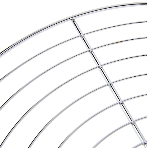 Ibili Round Cooling Racks for Cooking and Baking, Multipurpose Stainless Steel Roasting Rack - Made in Spain, Dishwasher and Oven Safe - 30 x 30cm - 11.9" x 11.9" Inches