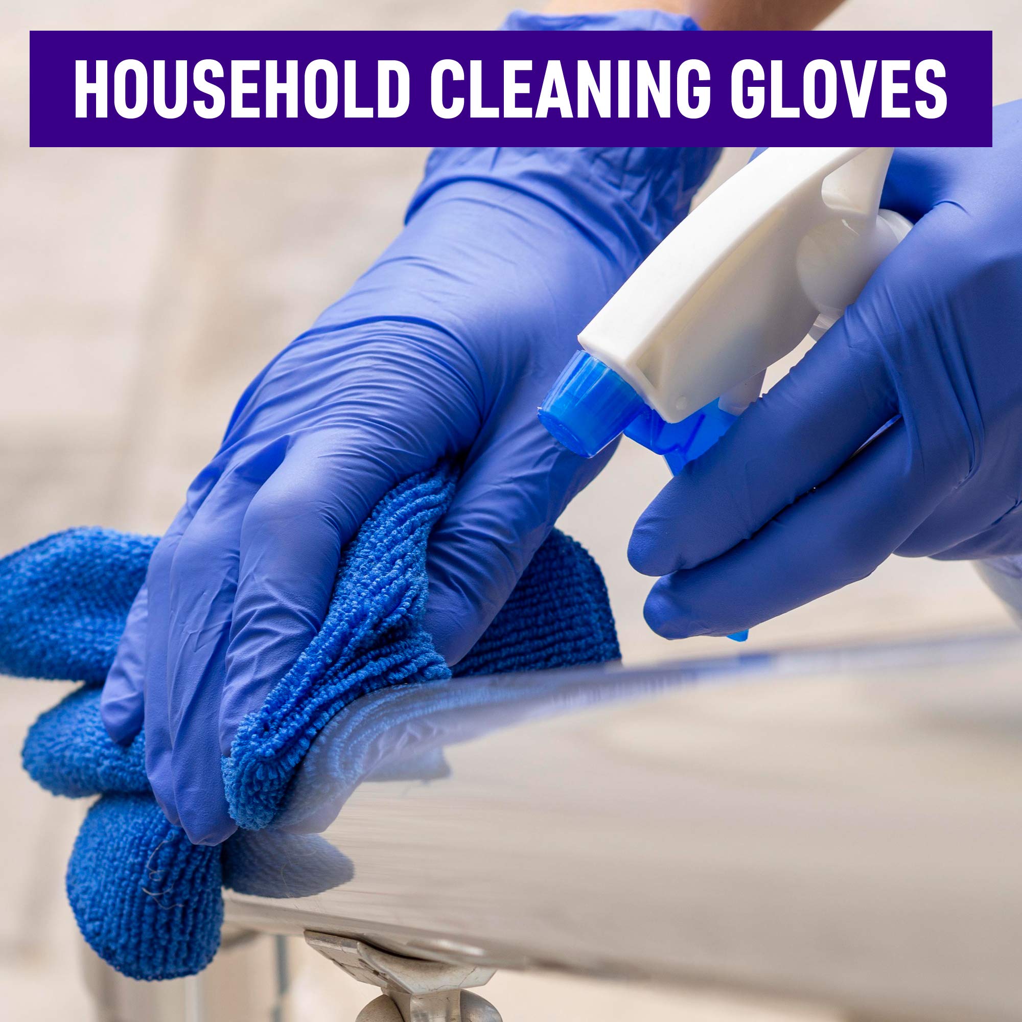 Dre Health Synthetic Nitrile Disposable Gloves Small -100 Pack -Latex Free Medical Gloves