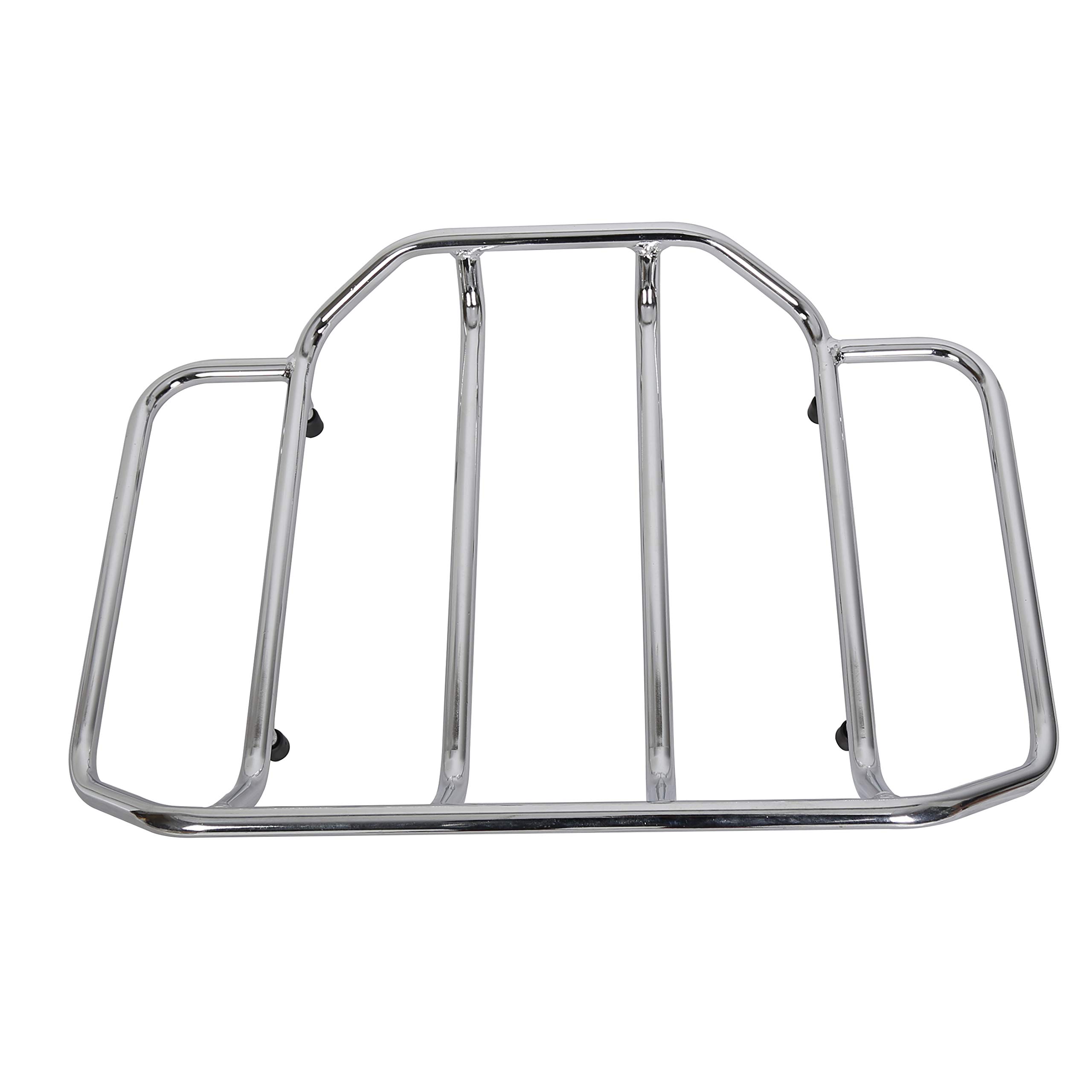 ECOTRIC Chrome Motorcycles Trunk Luggage Rack Rail for 1984-2023 Harley Touring Road King Street Glide Road Glide (Replaces # 53665-87)