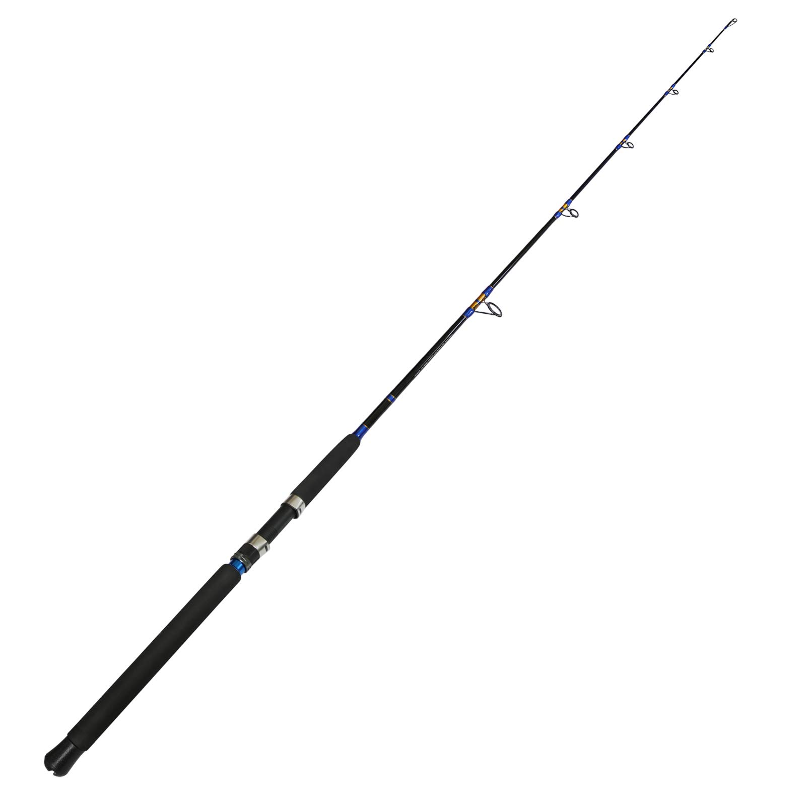 Fiblink Jigging Spinning Rod 1-Piece Saltwater Fishing Jigging Jig Rod (30-50lb,6-Feet,Heavy)