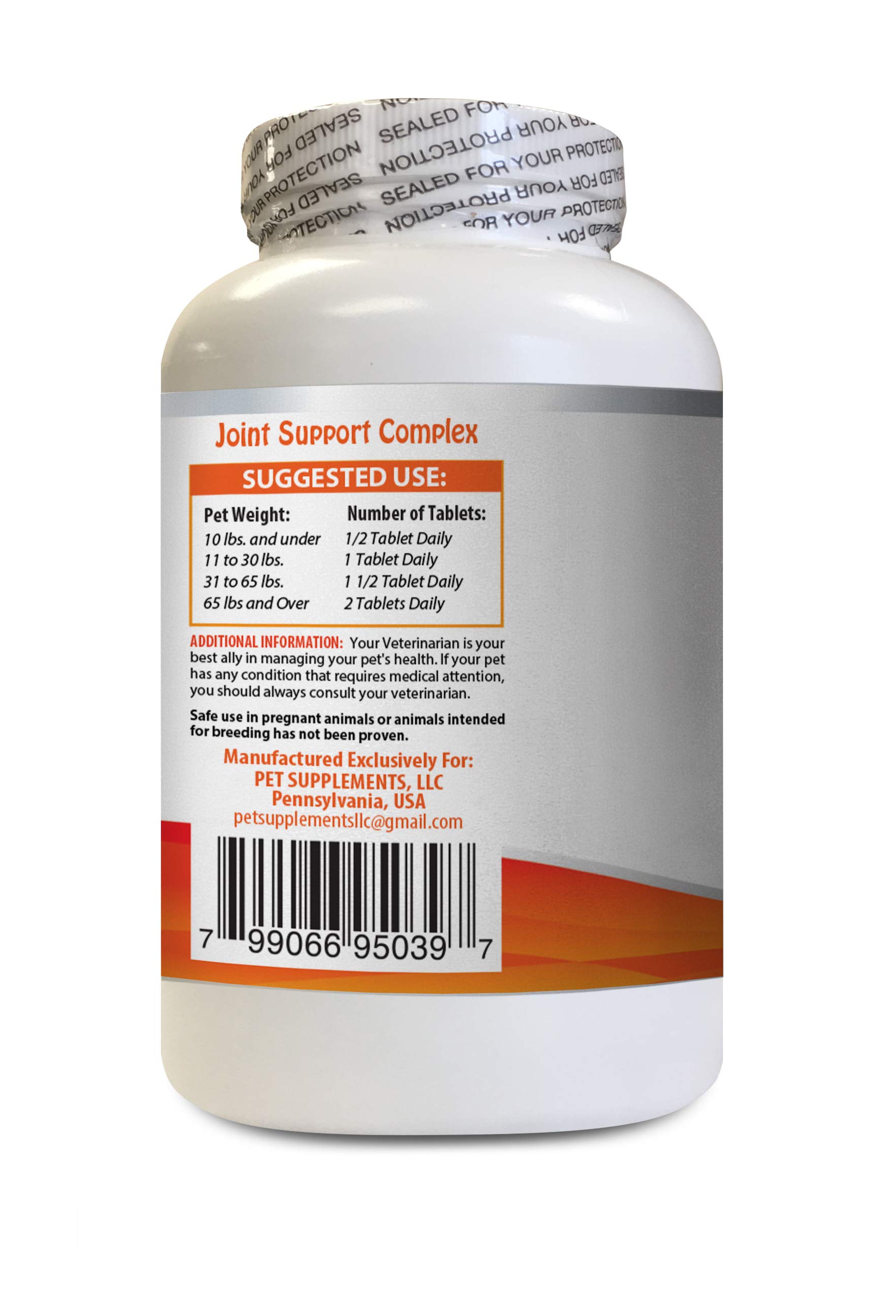 MY LUCKY PETS LLC cat Joint Treats - CAT Joint Support with Turmeric Complex - Hip Care - Premium MSM - cat glucosamine chondroitin Powder - 1 Bottle (60 Chewable Tablets)