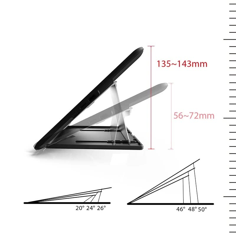 GXLMHL Adjustable Stand Tablets Portable Metal Multi-Angle Support Laptop Pen Display Light Pad