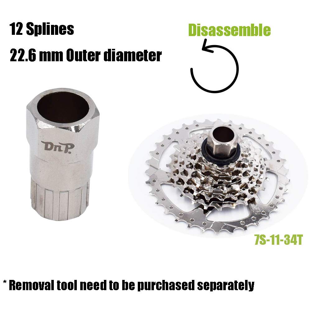 DRIFT MANIAC 7 Speed Freewheel 11-34t and Integral Removal Tool
