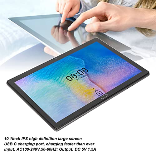 Hilitand 10.1in Tablet, 4GB RAM 64GB ROM, 2.0GHz Tablet PC with Speaker and Microphone 5G WiFi Dual Band 2MP 5MP Dual Camera 6000mah Battery, Supports BT GPS
