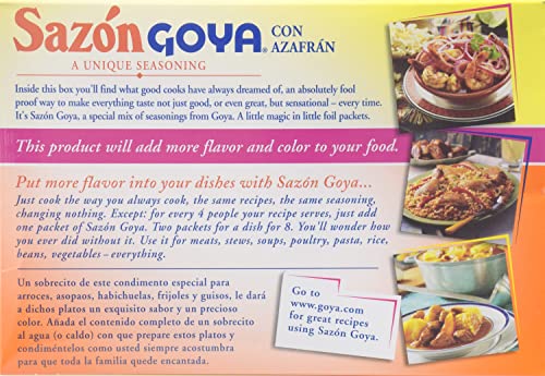 Goya Foods Sazón Seasoning With Azafran 3.52 Ounce (Pack of 3)