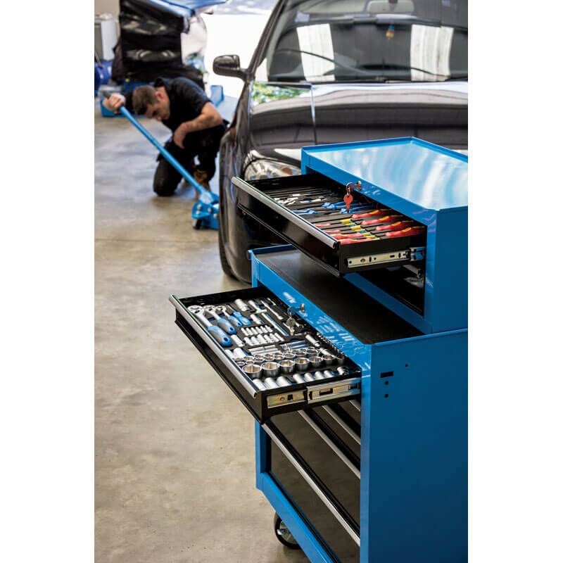 Draper 14958 Mid (26”) Tool Storage Chest, Blue