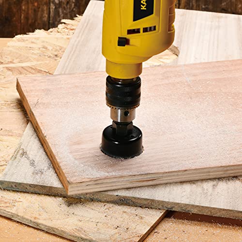 KATA 12PCS Hole Saw Kit 3/4"-2-1/2" (19-64mm) Hole Saw Set with Mandrels Hex Key, Ideal for Soft Wood, PVC Board, Plywood, Drywall Drilling