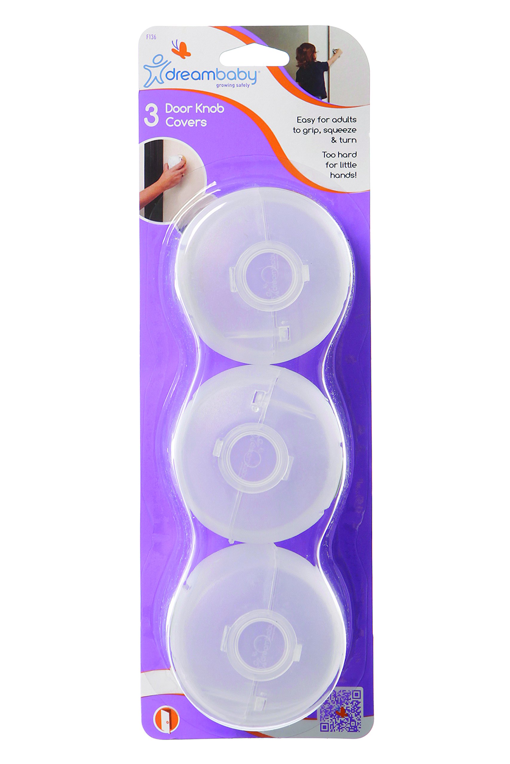 Dreambaby Door Knob Covers - 3 Pack
