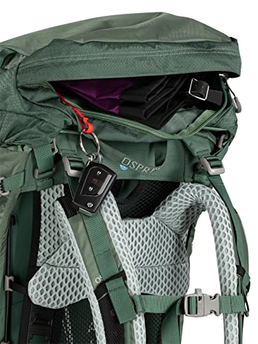 Osprey Aura AG LT 50L Women's Backpacking Backpack, Black, WM/L