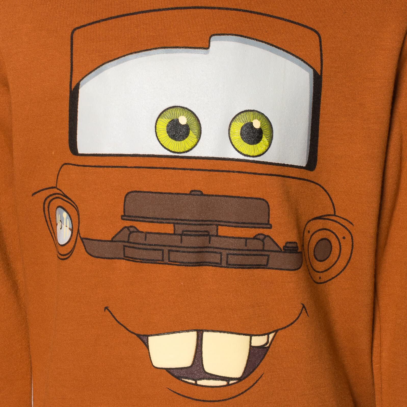Disney Pixar Cars Tow Mater Little Boys Fleece Pullover Hoodie Brown 7-8