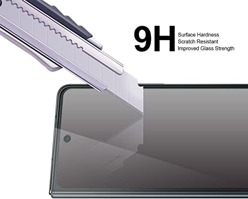 Supershieldz (3 Pack) Designed for Samsung Galaxy Z Fold 4 5G (Front Screen Only) Tempered Glass Screen Protector, 0.33mm, Case Friendly, Anti Scratch, Bubble Free