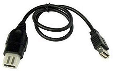 YICHUMY 2 Packs! PC Female USB to Xbox Converter Adapter Cable Cord Compatible with Microsoft Old Generation Xbox Console USB Adapter Cable for Xbox