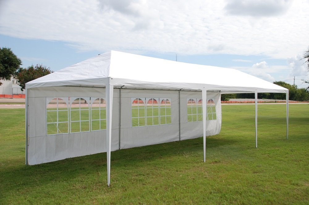DELTA Canopies 10'x30'/12'x30'/15'x30' PE Wedding Party Tent Gazebo (10'x30' PE Tent)