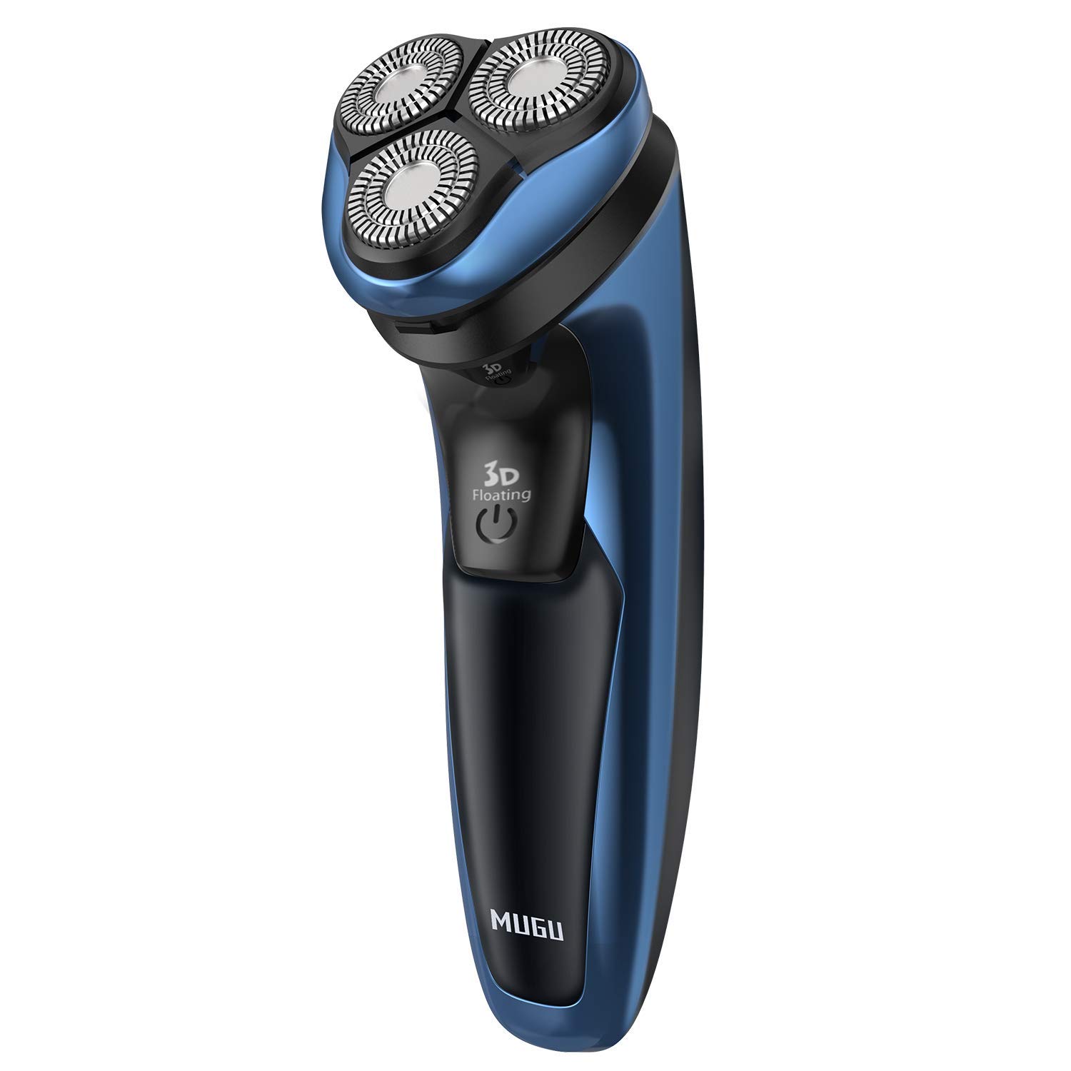 Electric Shaver, MUGU Wet and Dry Rechargeable Cordless Mens Rotary Shavers with Pop-up Trimmer - USB Charging