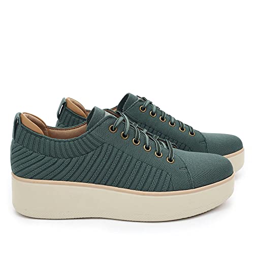 TRAQ by Alegria Womens Magiq Khaki Smart Walking Shoe 7-7.5 M US