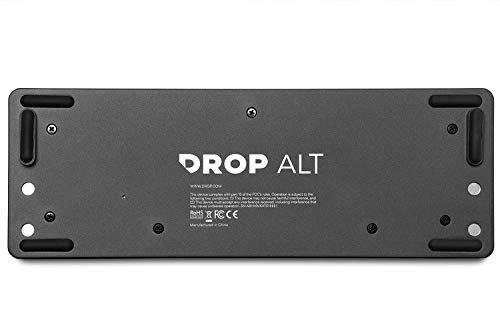 Drop ALT Mechanical Keyboard — 65% (67 Key) Gaming Keyboard, Hot-Swap Switches, Programmable Macros, RGB LED Backlighting, USB-C, Doubleshot PBT, Aluminum Frame (Halo True, Black)