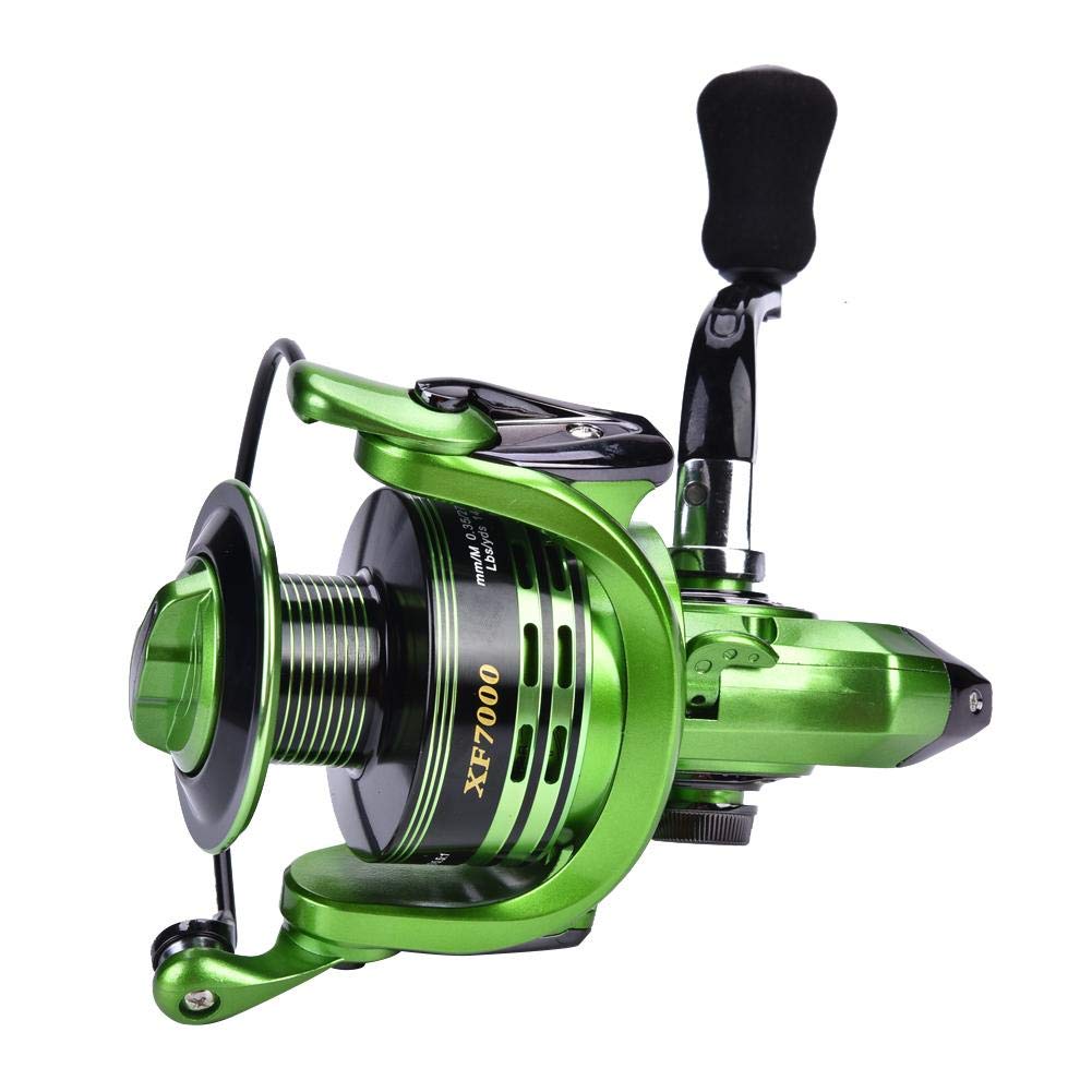 Fishing Reel, Salt Freshwater Metal Heavy Duty Lightweight Casting Spinning Fishing Reel Tackle Accessory(#3)