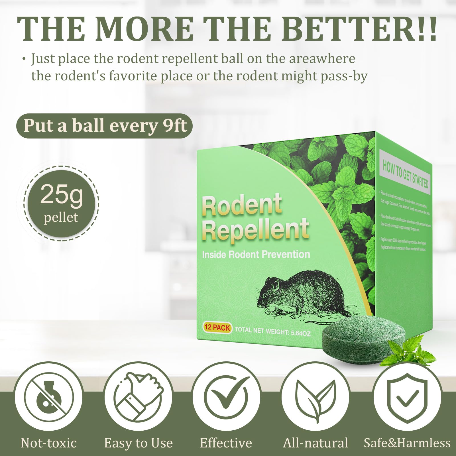 Mouse Repellent Indoor 10 Pack