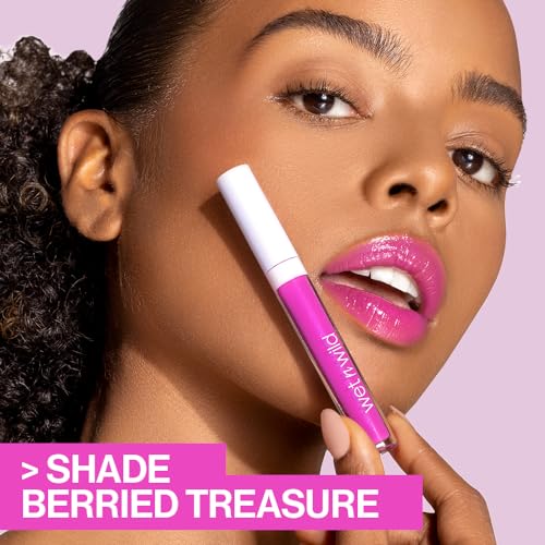 wet n wild MegaSlicks Lip Gloss, Ultra-Glossy, Vitamin-E Enriched, Ultra-Gloss High Shine Moisturizing, Cruelty-Free & Vegan - Snuggle Sesh
