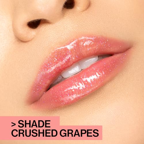 wet n wild MegaSlicks Lip Gloss, Ultra-Glossy, Vitamin-E Enriched, Ultra-Gloss High Shine Moisturizing, Cruelty-Free & Vegan - Berried Treasure