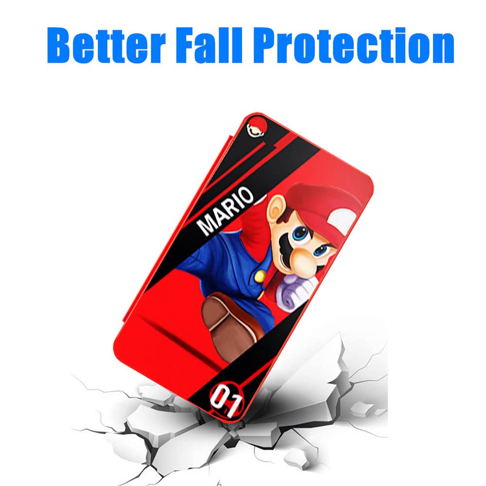 ELIATER 24 Game Card Storage Case Compatible with Switch or Micro SD Memory Cards, Foldable Protective Storage Accessories Hard Shell Portable Cartridge Holder, Shockproof Water Resistant