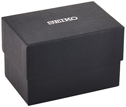 SEIKO SSB403 Watch for Men - Essentials Collection - Quartz Chronograph, Tachymeter, Gray Dial with Metallic and Orange Accents, Racing Stripe Strap, and Water-Resistant to 100m