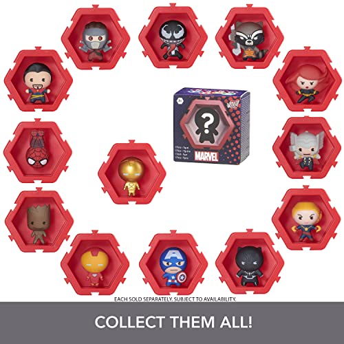 Mattel Nano PODS Connectable Collectable Marvel Surprise Toy Character Figures Inside Attached Pod, Connect to Other PODS (Styles May Vary)