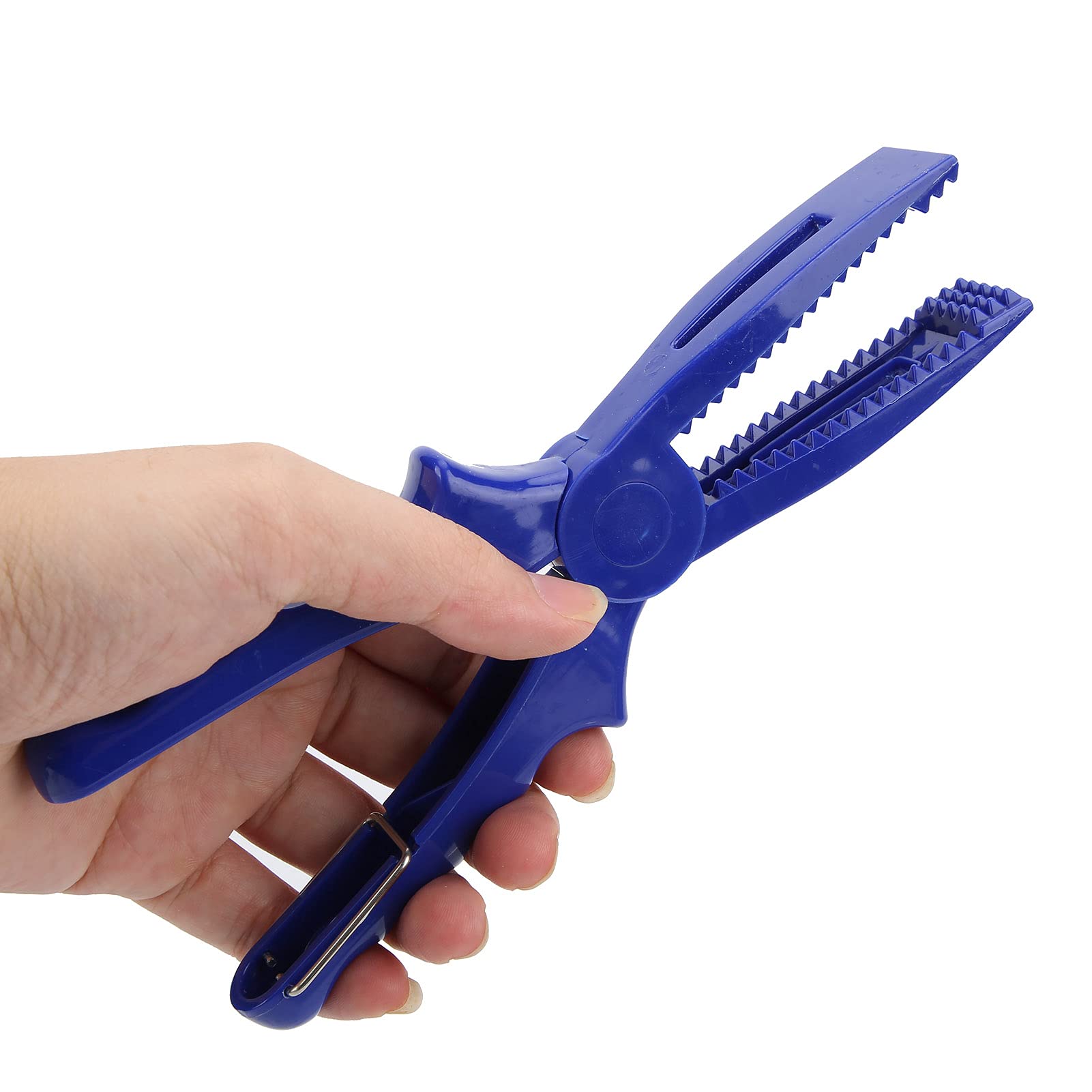 Fishing Pliers,Lightweight Durable ABS Fishing Clam Grip Tool Tackle Pliers Fishing Accessory(Blue)