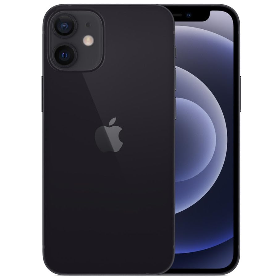 Used Apple iPhone 12 Mini Unlocked Cellphone 5.4" 4GB RAM 64/128/256GB ROM Hexa Core A14 iOS 12MP Face ID NFC 5G Mobile Phone Single Phone/White / 64G|4GB