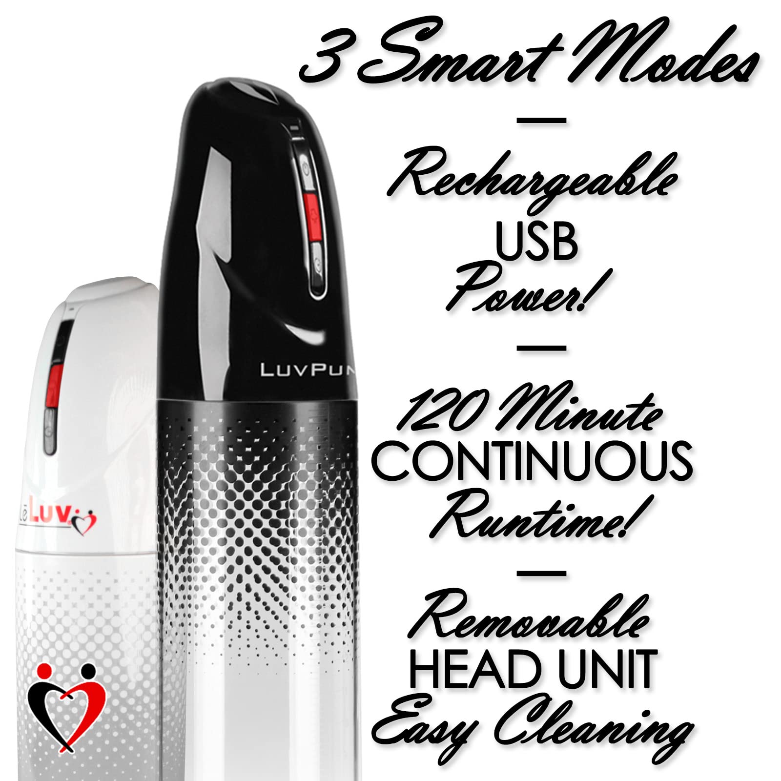 LeLuv Black Automatic Smart Programmable iPump Male Vacuum Pump That Records Your Vacuum Level with Clear 8 Inch Length Cylinder, 3 Pack Premium Large Sleeves