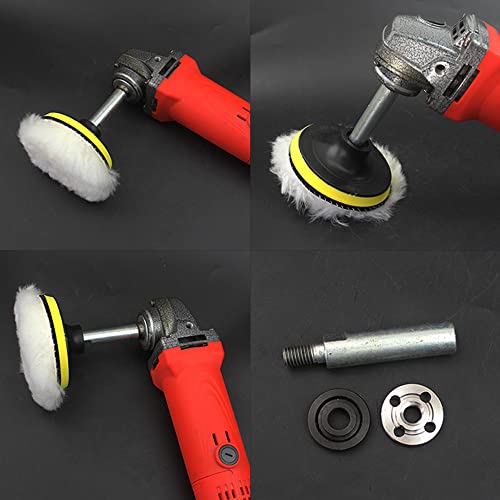 Grinder Extension Shaft, 3pcs Angle Grinder Extension Connecting Rod, Thread Rotary Extension Shaft Set, Angle Grinder Extender Lengthen Rod for 3/8" (Metric M10) Thread Arbor