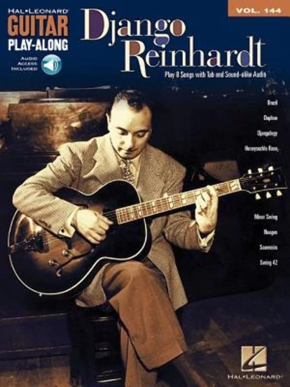 Django Reinhardt: Guitar Play-Along Volume 144 (Hal Leonard Guitar Play-Along)