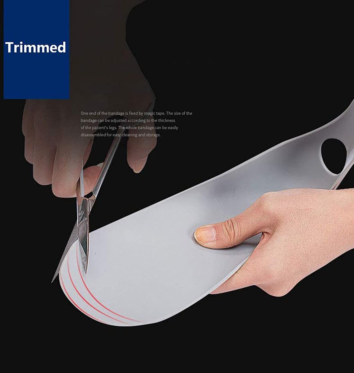 Drop Foot Support Splint – Support for Drop Foot, Nerve Injury, Foot Position, Relieve Pressure, Ankle& Foot Orthosis Unisex,Right Foot,L