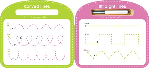 Write & Wipe Pen Control - Children's Novelty Learning Board Book - Wipe Clean - Educational
