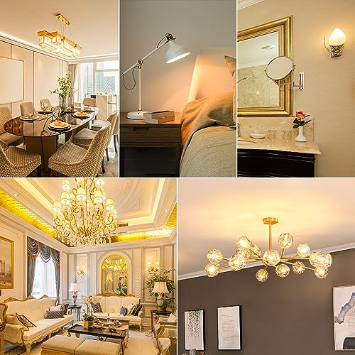 SNBIHIBE G9 LED Chandelier Bulbs, Dimmable 4Watt 450LM Light Bulb 40W Halogen Equivalent, T4 G9 Base 3000K Warm White, 110V-120V, No Flicker, for Bathroom, Vanity, Ceiling Lamp, Home Lighting,3 pcs