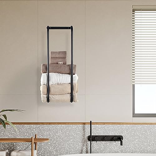 Towel Racks for Bathroom, 30 Inch Bathroom Towel Holder, Bathroom Organizer for Small Space - Stainless Steel, Wall Mounted, Modern