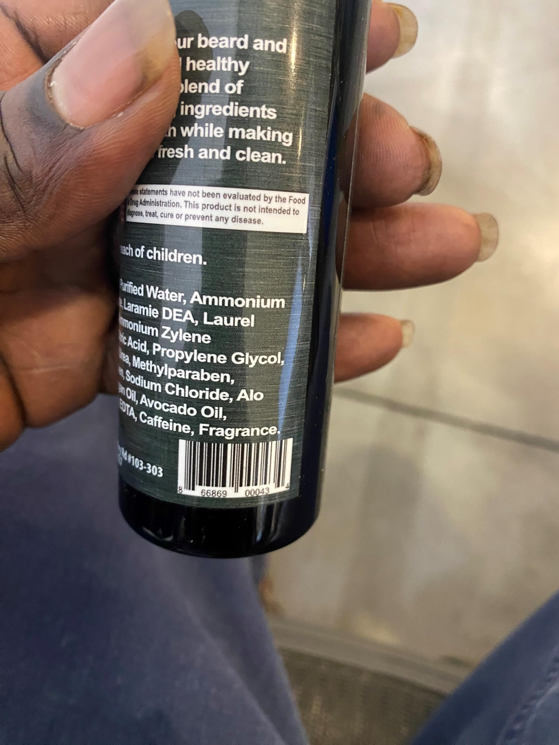 Delta Genesis Beard Roar XL (4 fl oz / 120 ml) | Growth Stimulating Beard Shampoo | Essential Facial Hair Product for Men | Softens and Moisturizes Mustache | With Coconut, Avocado, and Argan Oils