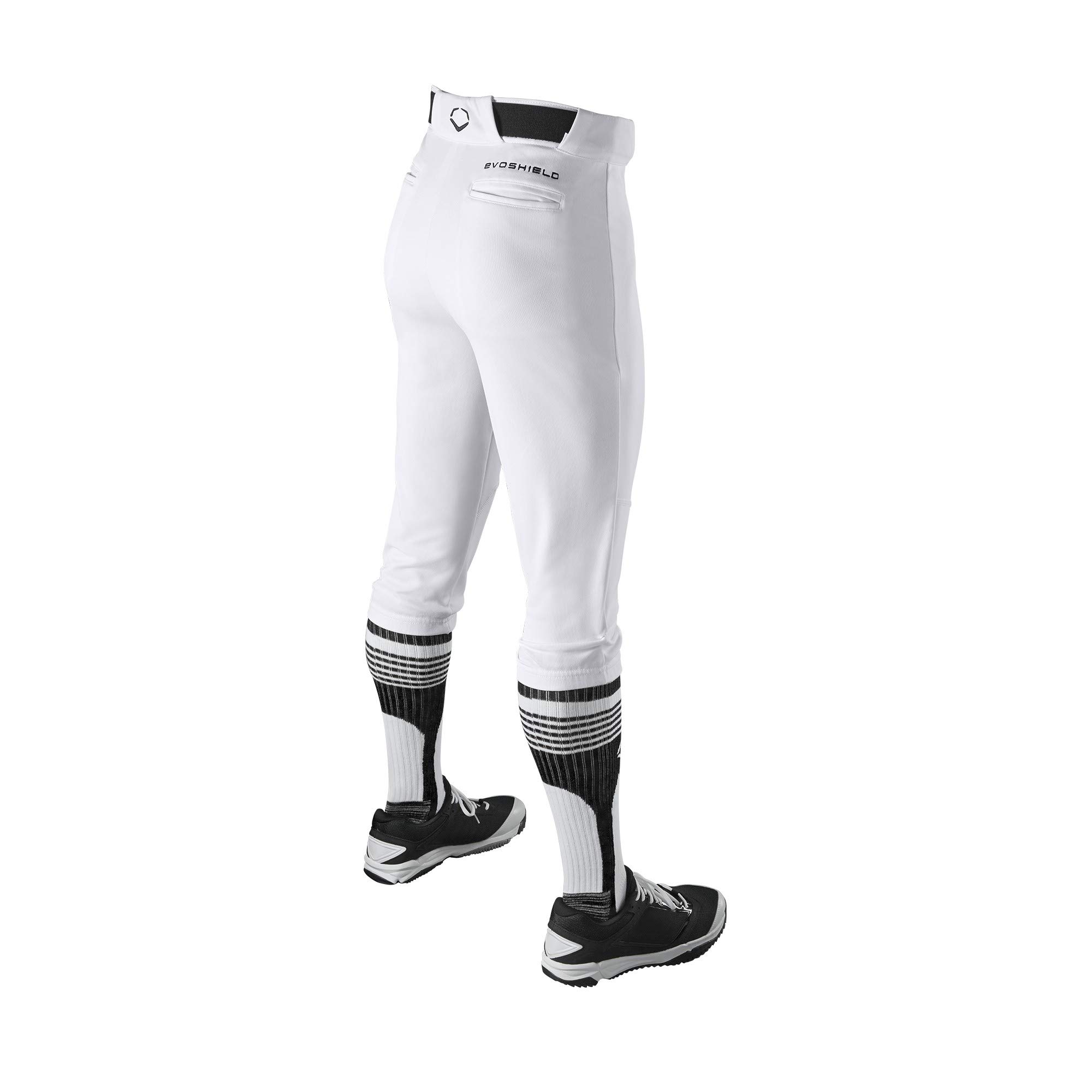 EvoShield Adult Throwback Knicker Uniform Baseball Pants - Team White, Medium