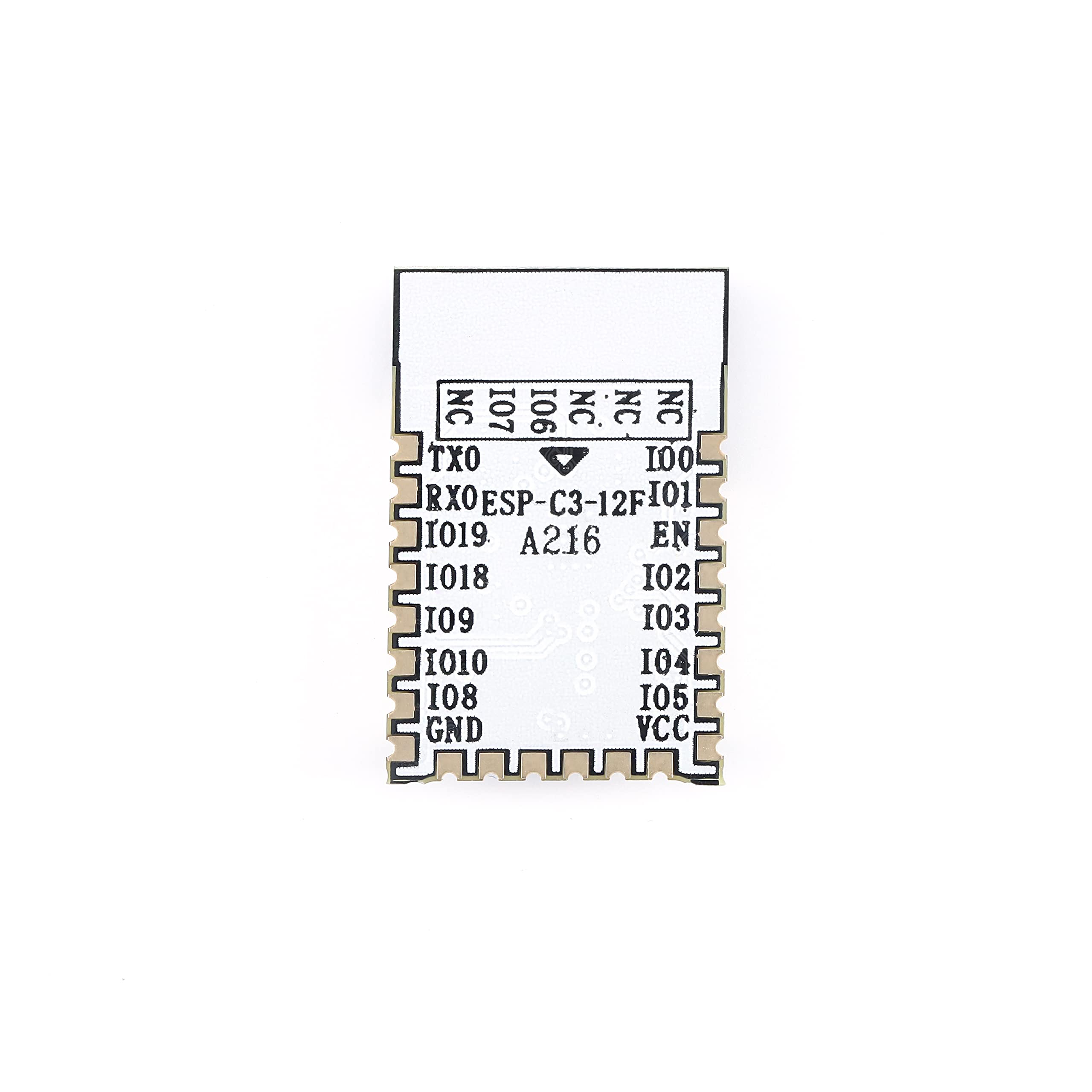 JESSINIE 5Pcs ESP-C3-12F WiFi Bluetooth Wireless Module ESP-C3 Wireless Transceiver Network Module Board Wireless Communication UART PWM SPI I2S I2C Peripheral Interfaces