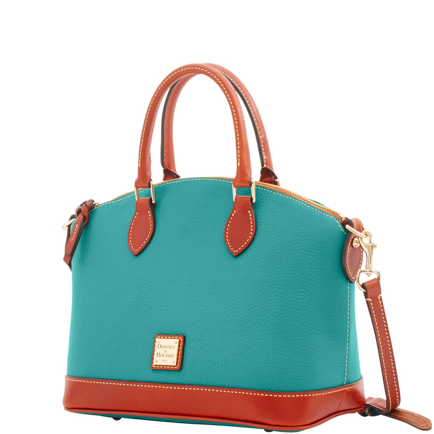 Dooney & Bourke Handbag, Pebble Grain Darcy Satchel - Spearmint