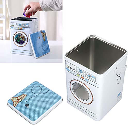 Oumefar Washing Powder Container, Laundry Detergent Container Large Capacity Multifunctional with Lid for Storage Kitchen