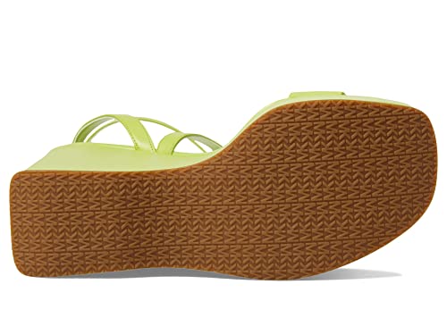 Michael Kors Paola Wedge Bright Limeade 8.5 M